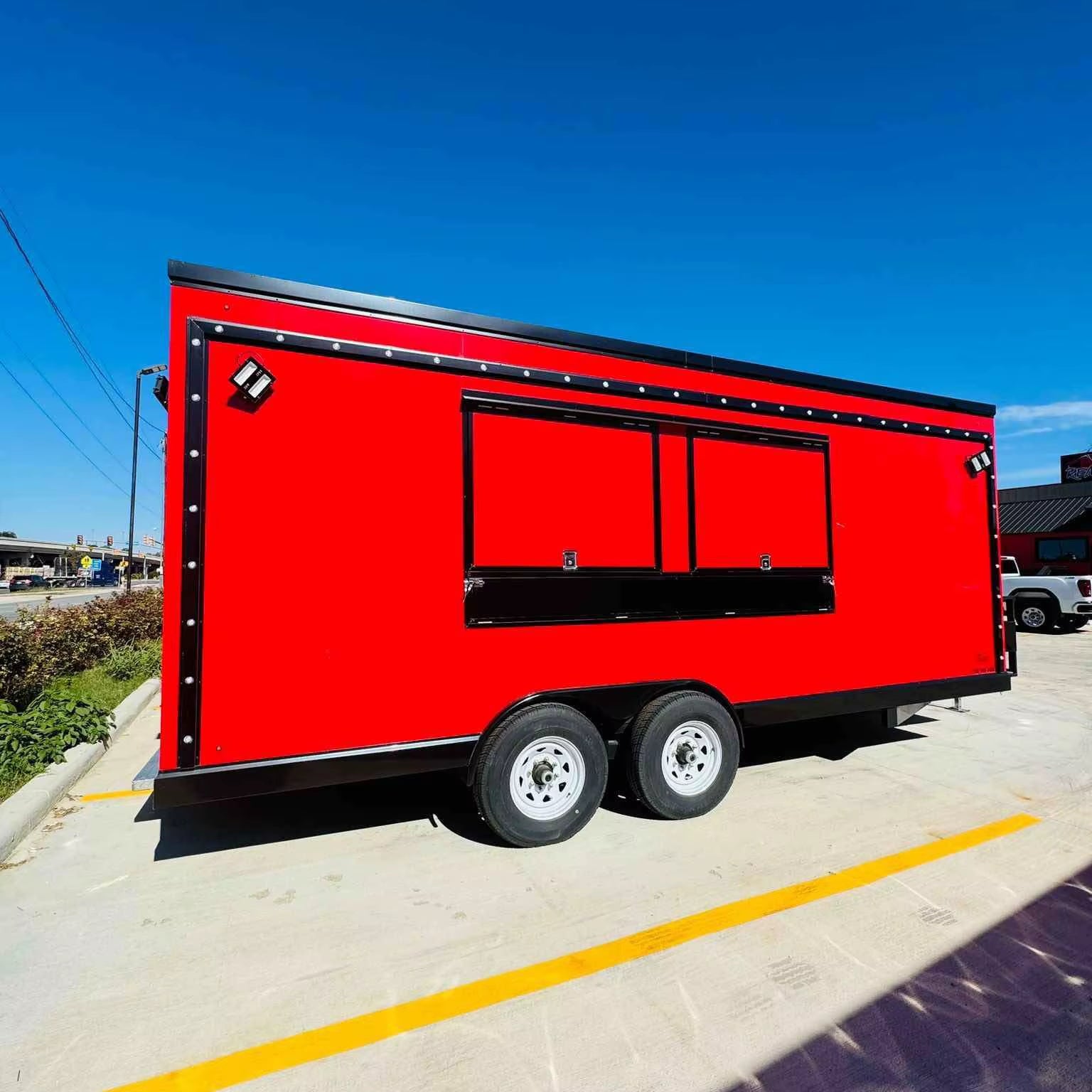 Brand New Custom Food Trailer for Sale | Enclosed Concession Trailer ...